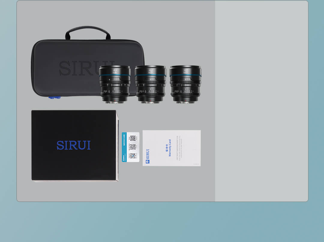 SIRUI Night Walker T1.2 S35 Cine Lens Series – SIRUI®Official Store